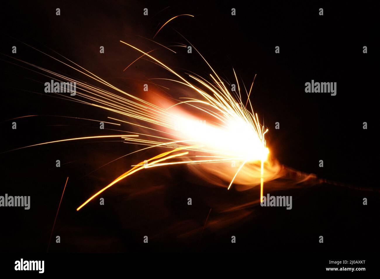 Indian people light firecrackers hi-res stock photography and images ...