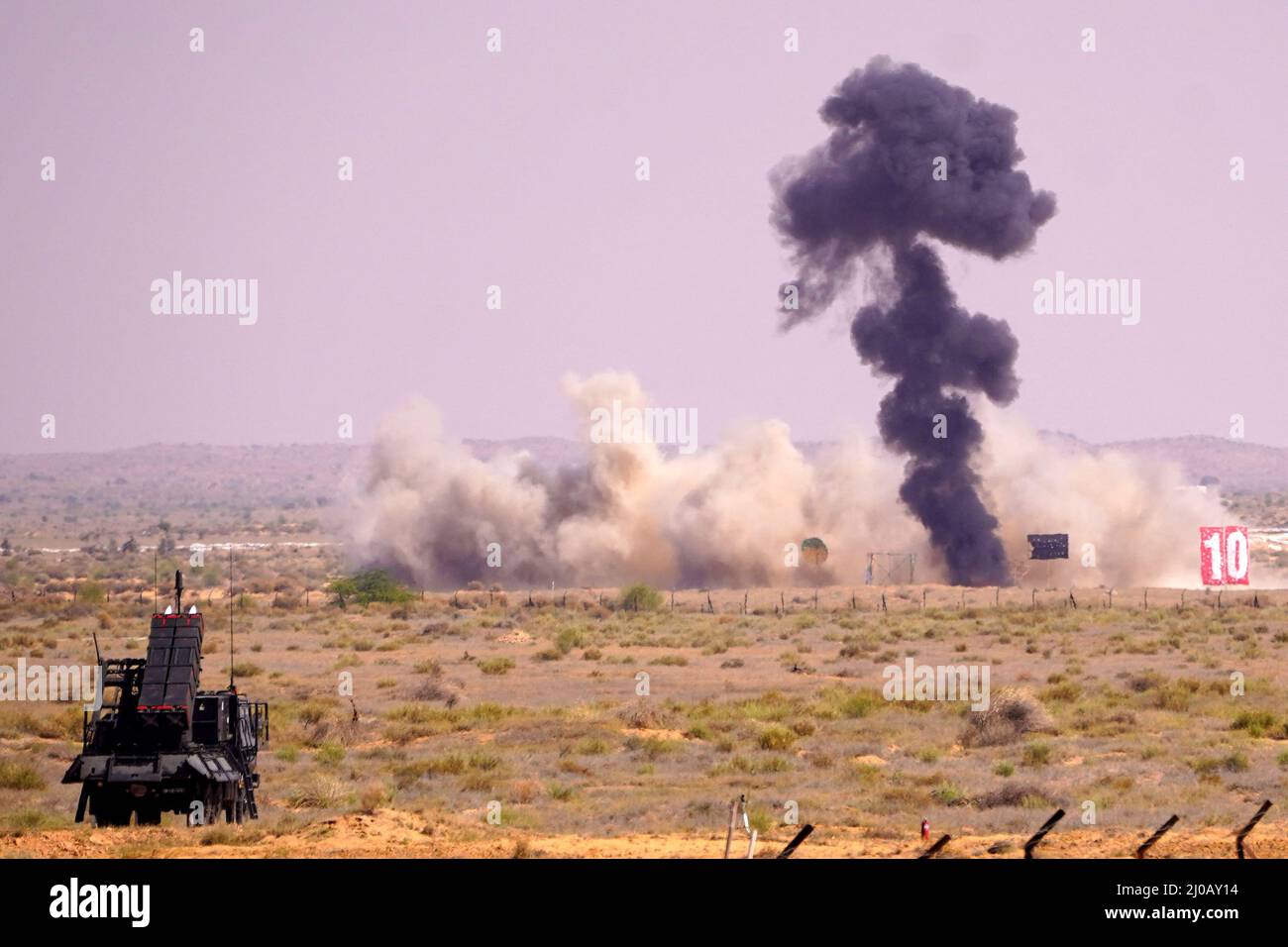 Indian Air Force (IAF) organises a Fire Power Demonstration during a ...