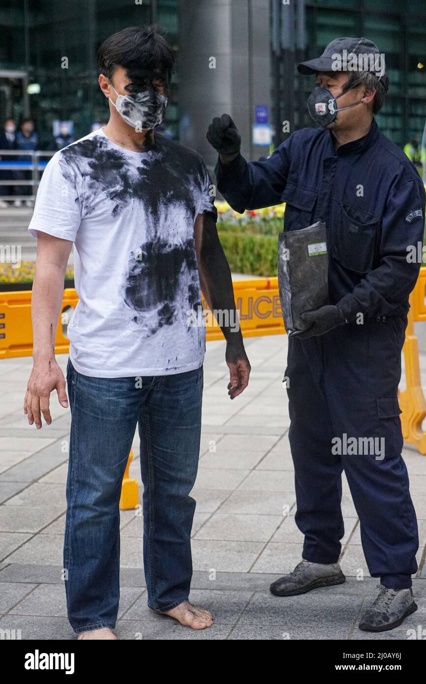 Seoul, South Korea. 18th Mar, 2022. March 18, 2022-Seoul, South Korea ...