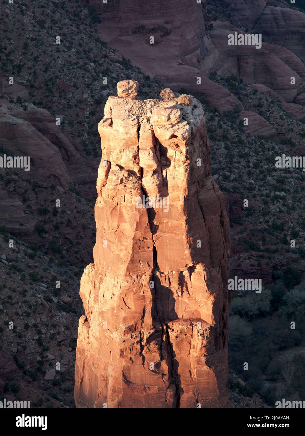 The top of spider rock Stock Photo - Alamy