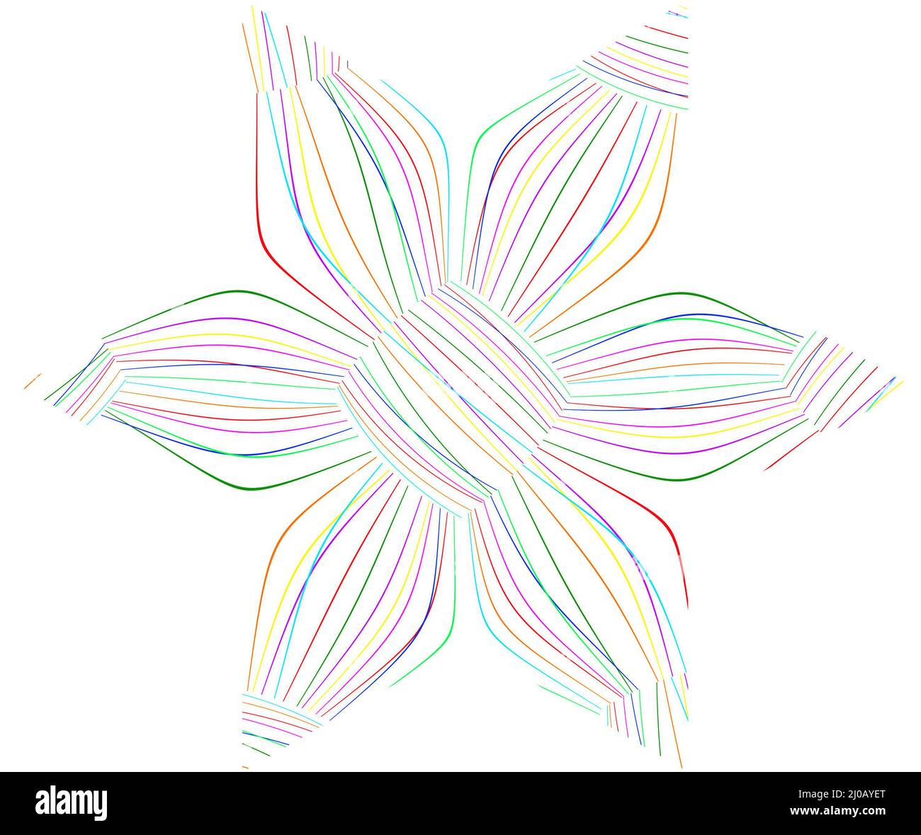 Flower lines hi-res stock photography and images - Alamy