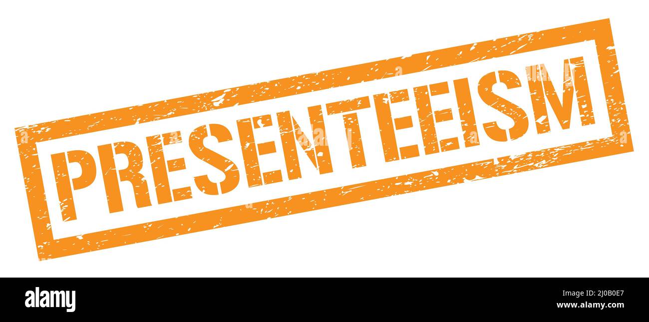 Presenteeism word hi-res stock photography and images - Alamy