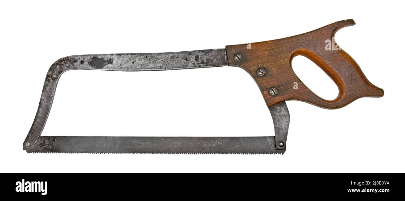 Vintage kitchen saw Stock Photo - Alamy