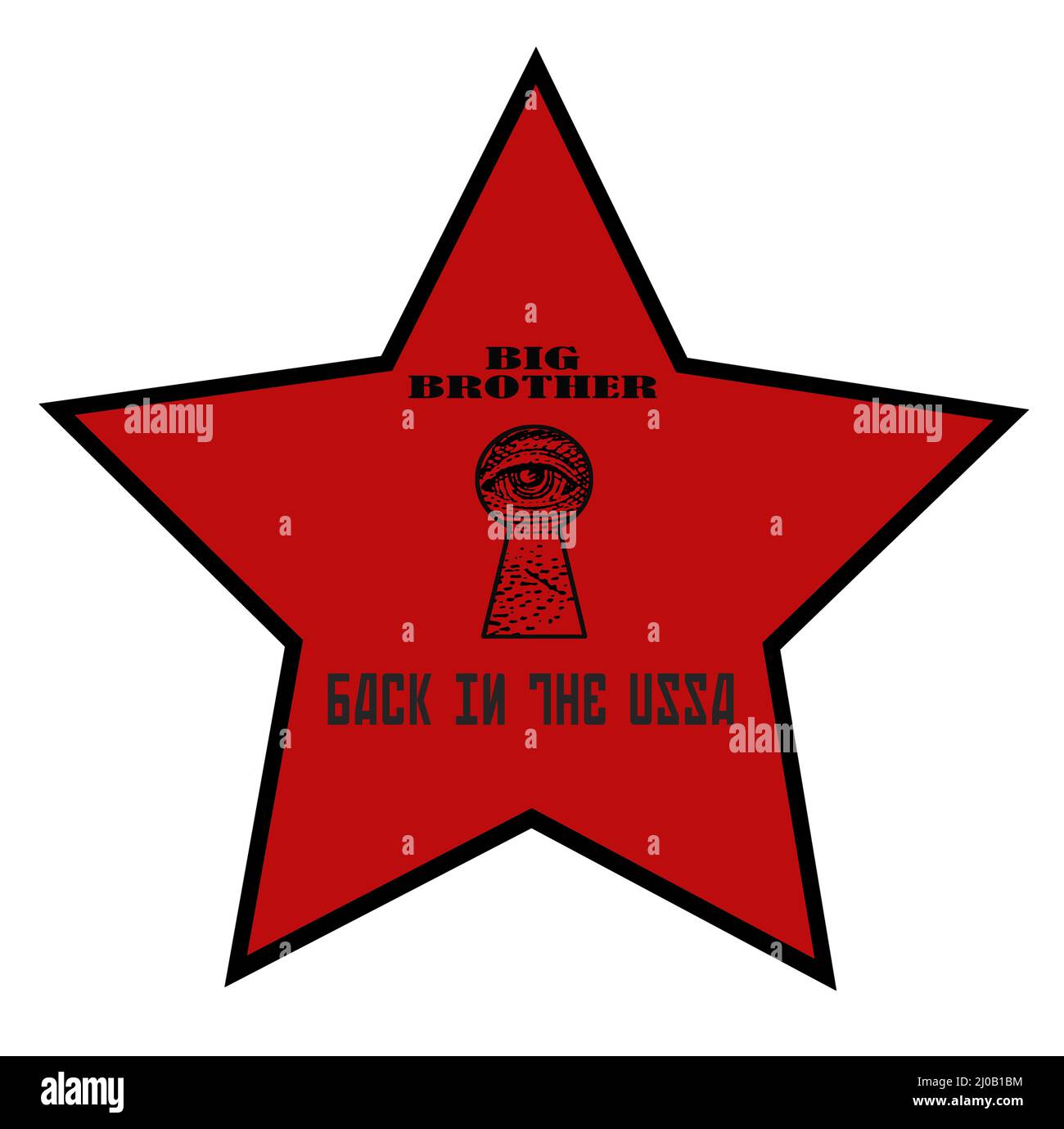 Red star ussa Stock Photo - Alamy