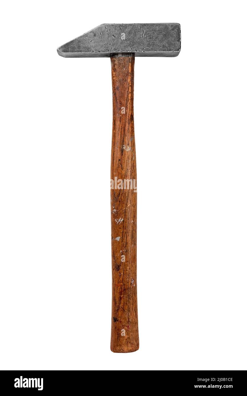 Vintage tile setting hammer Stock Photo - Alamy