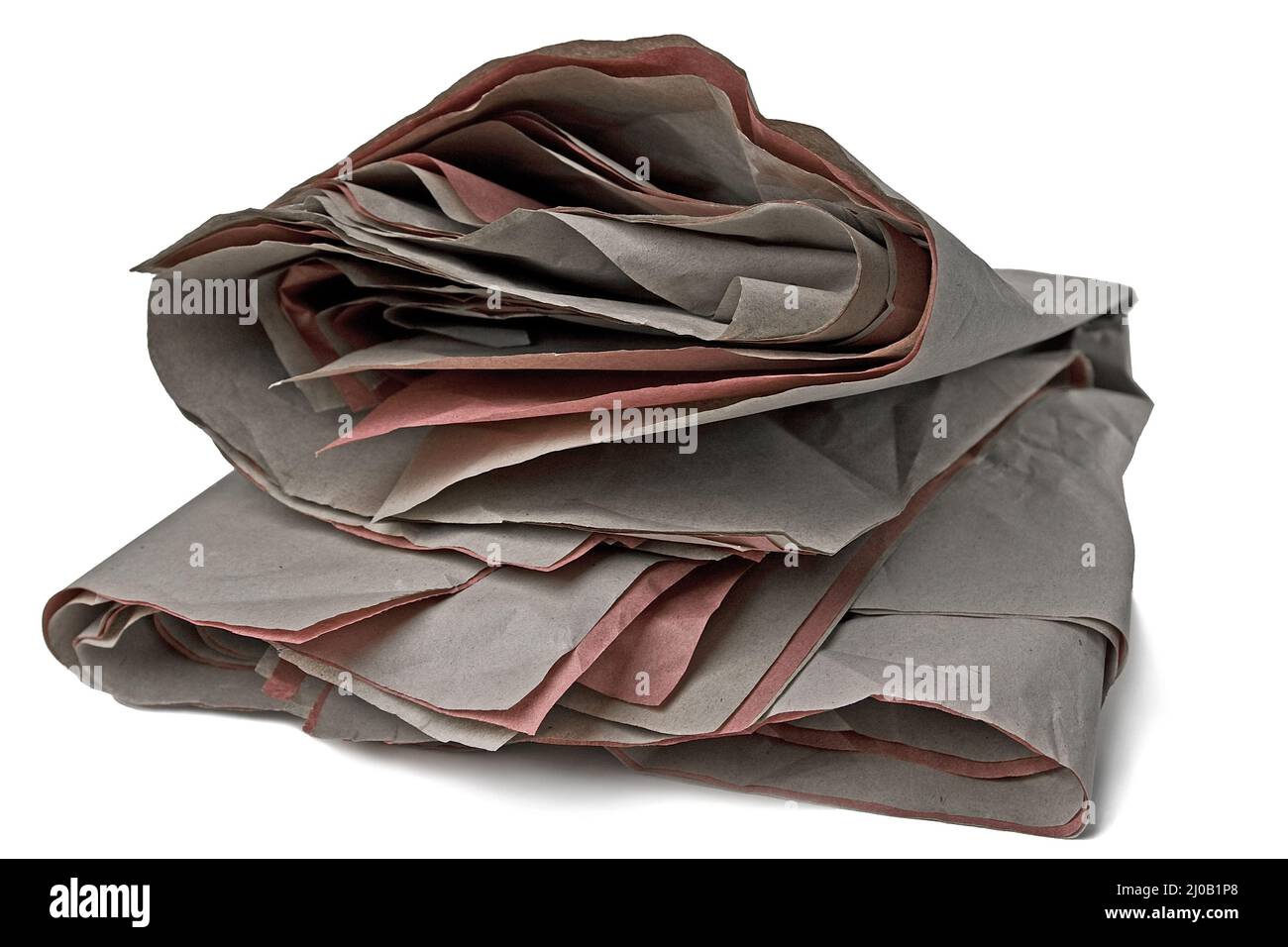 Crumpled wrapping paper Stock Photo - Alamy