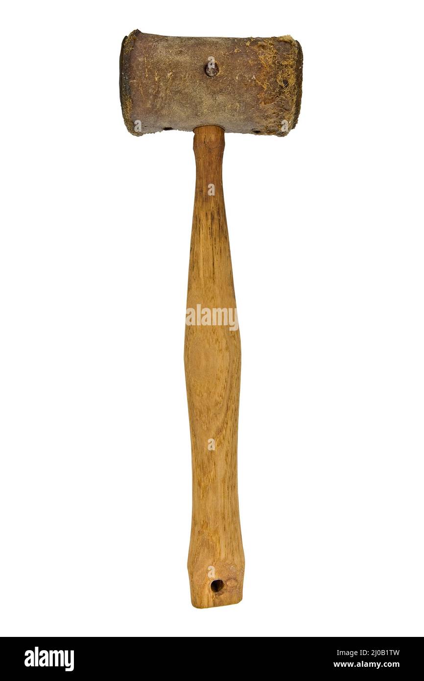 Vintage rawhide mallet Stock Photo - Alamy