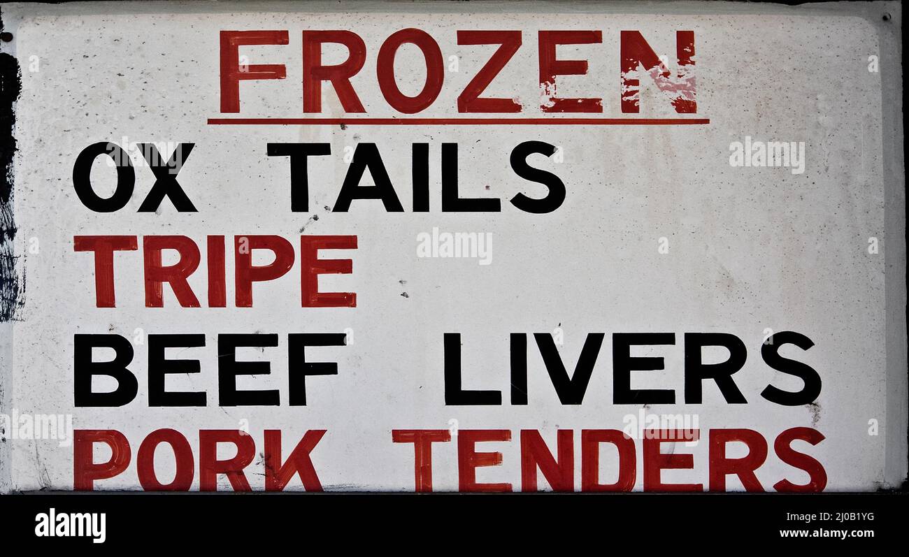 Freezer sign hi-res stock photography and images - Alamy