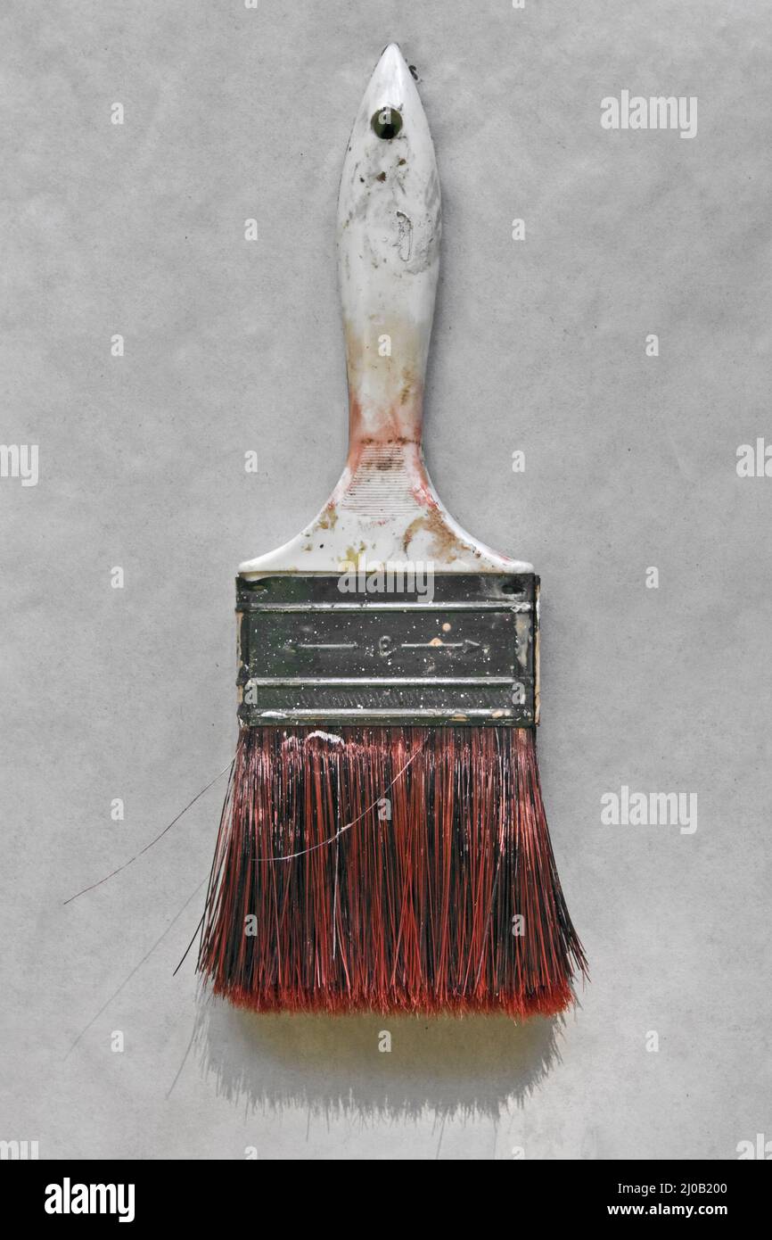 Old paint brush Stock Photo - Alamy