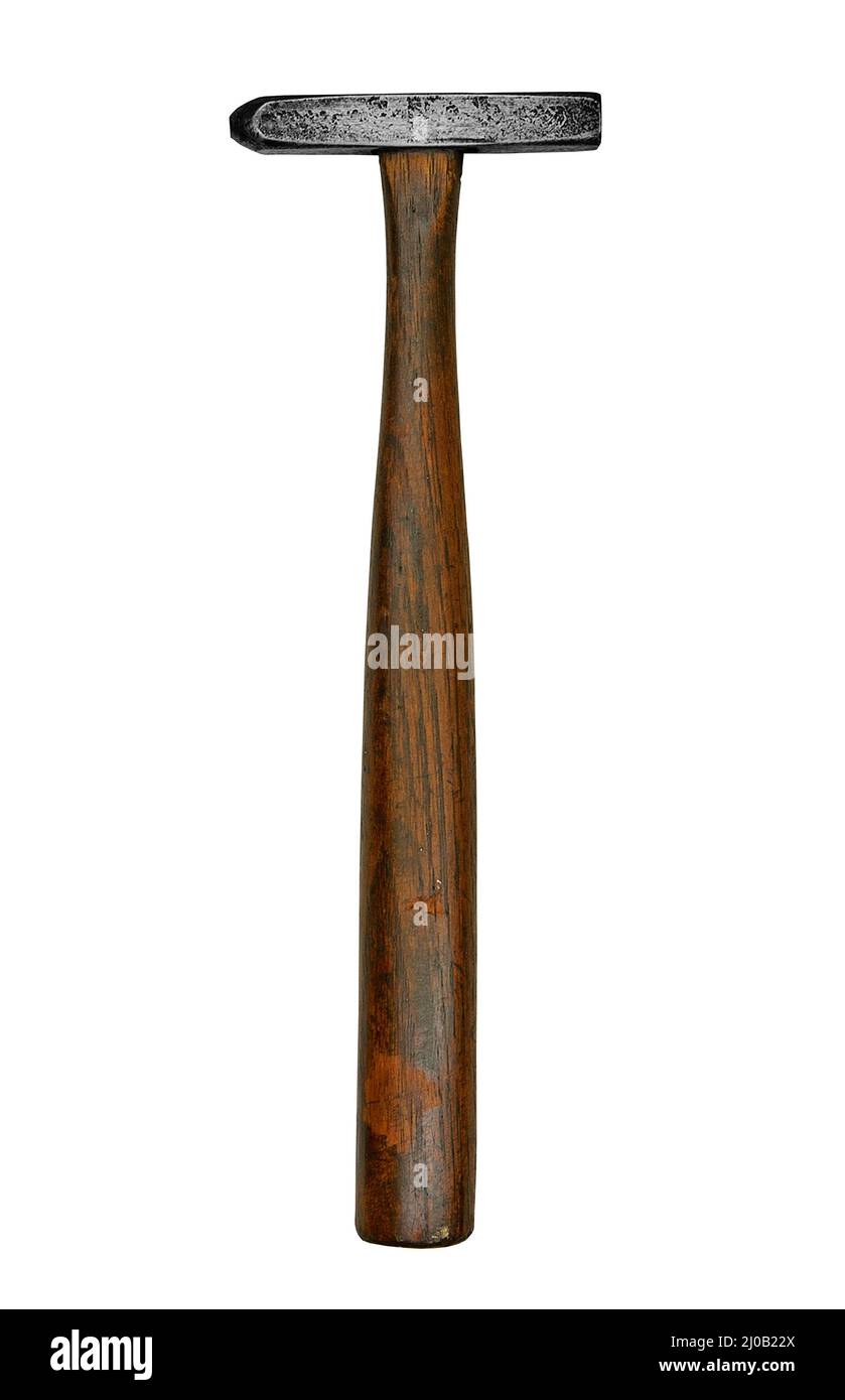 Vintage watchmaker hammer Stock Photo - Alamy