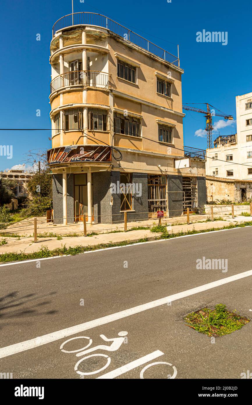 The district of Varosha (Kapalı Maraş) in Famagusta (Cyprus) was ...