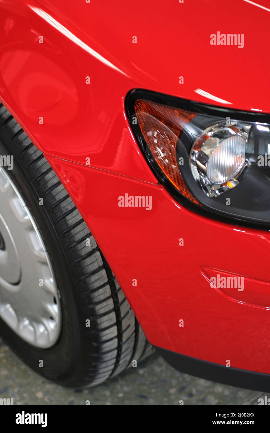 Red sports car Stock Photo - Alamy