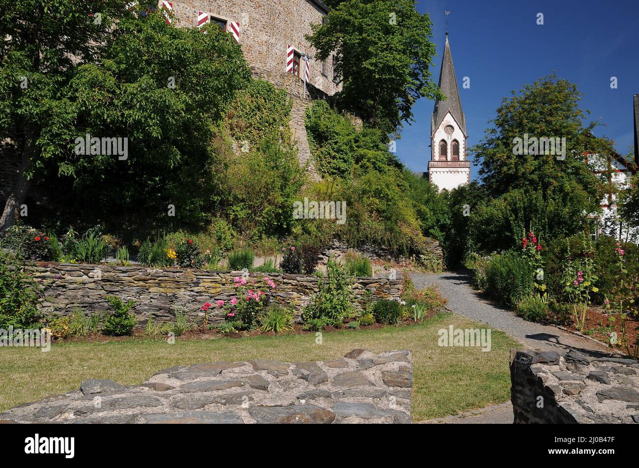 Monument Castle Kastellaun Stock Photo - Alamy