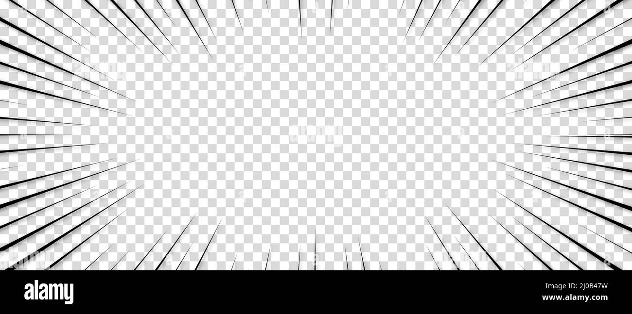 Comic speed lines effect hi-res stock photography and images - Alamy