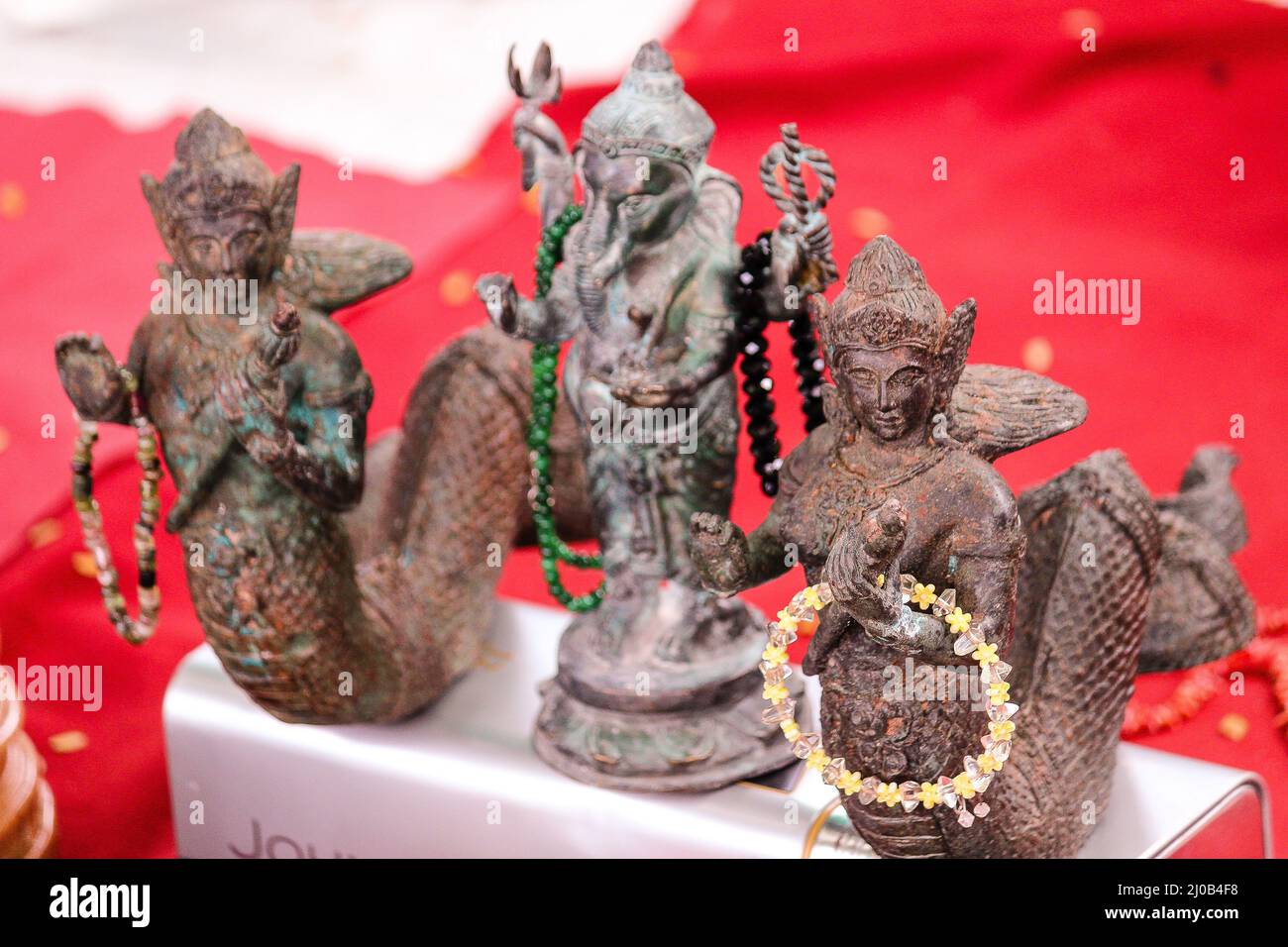 Buddhis Hindu Amulets Stock Photo - Alamy