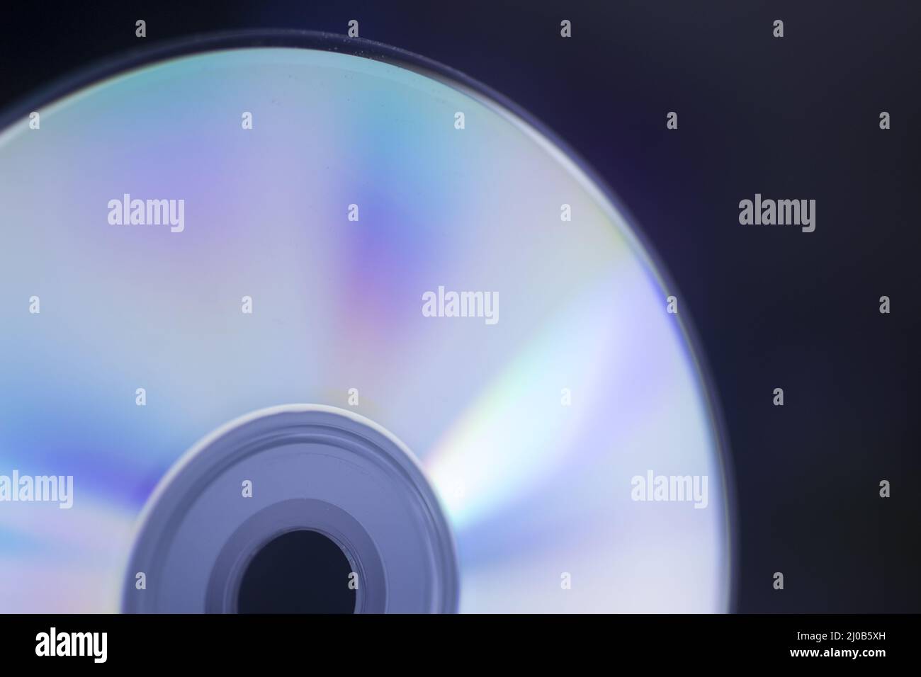 Closeup macro photo of shiny underside of cd dvd disk Stock Photo - Alamy