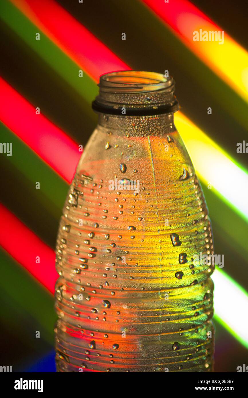 Empty plastic soda bottle Stock Photo - Alamy