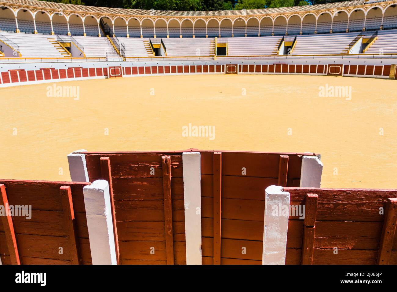 View of bullring arena in Antequera, Malaga Stock Photo - Alamy