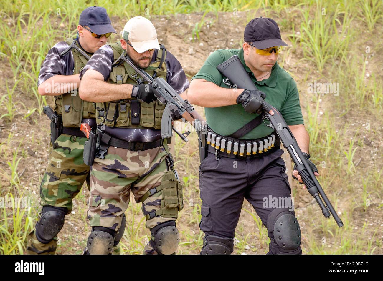 Tactical Training. Shooting and Weapons. Outdoor Shooting Range Stock ...