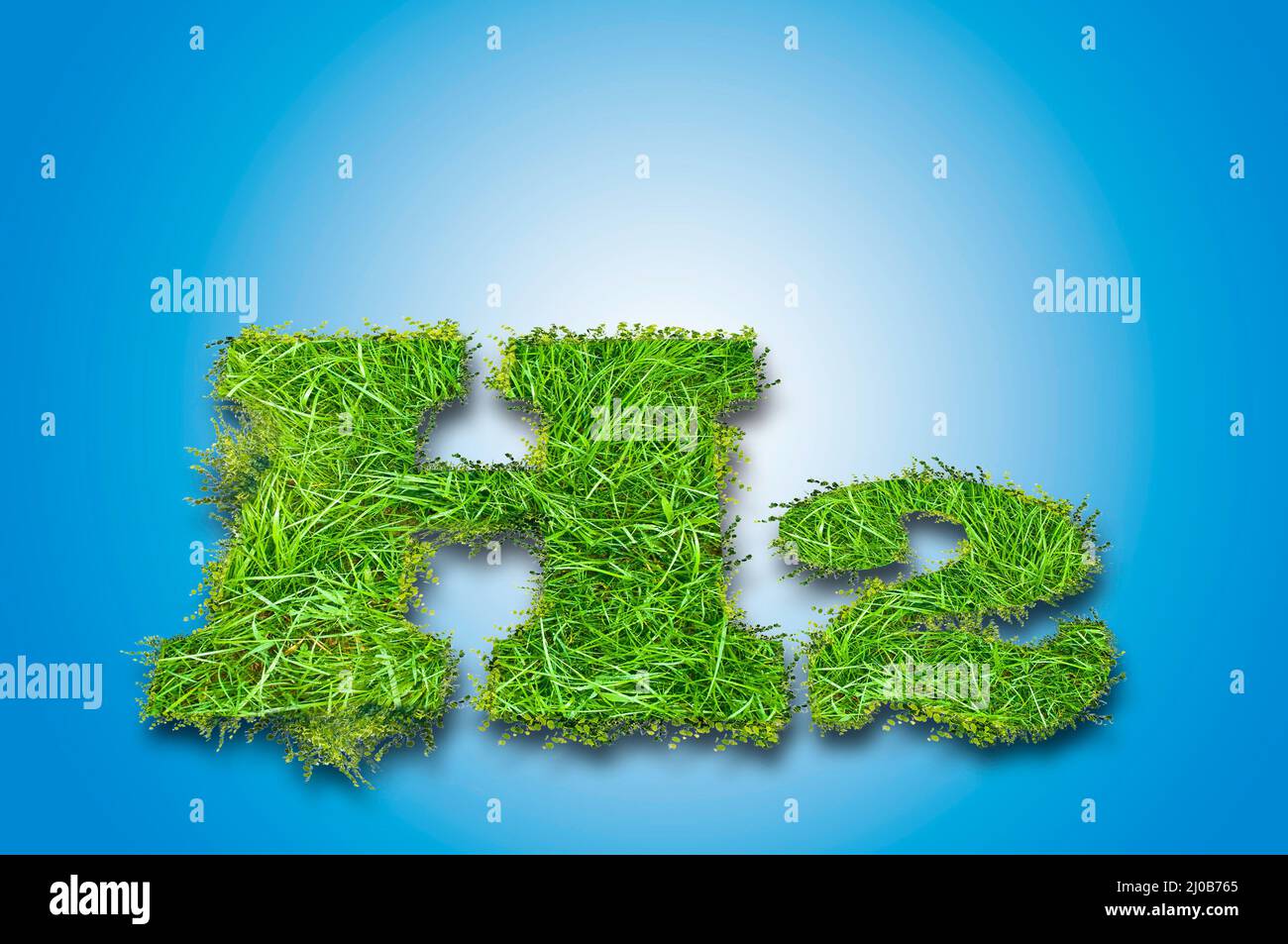 Hydrogen H2 chemical formula concept Stock Photo - Alamy