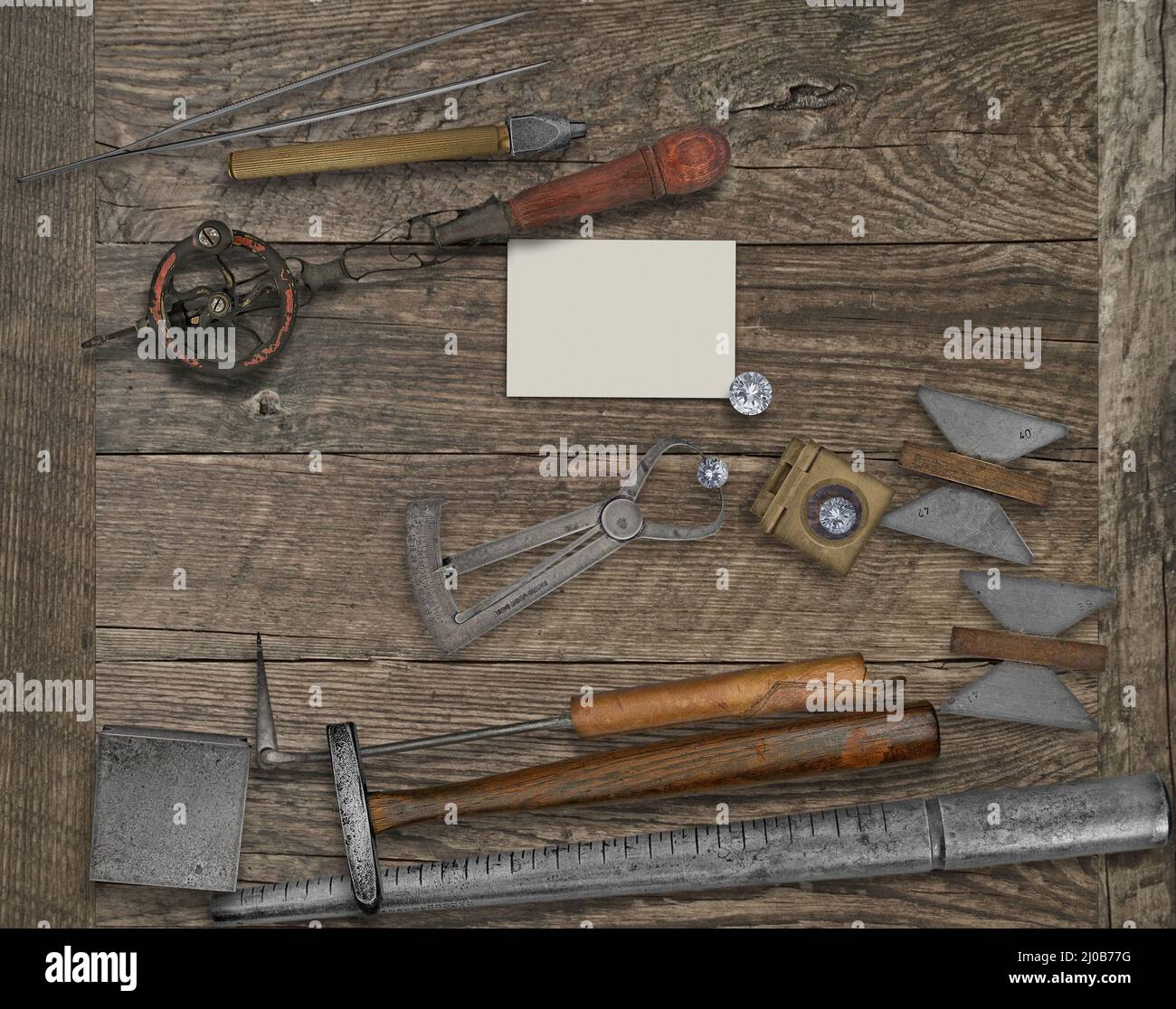 Vintage jeweler tools hi-res stock photography and images - Alamy