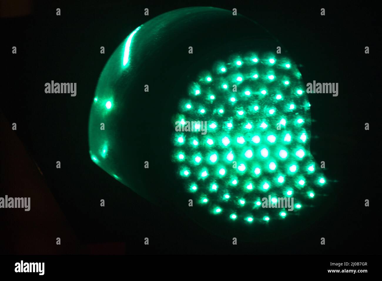 Traffic green go light Stock Photo - Alamy