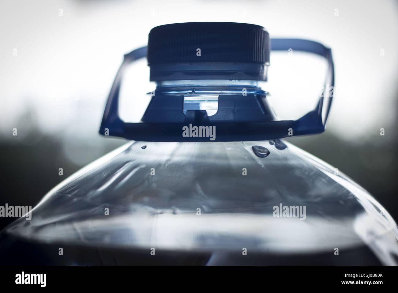 Isolated plastic water bottle close-up Stock Photo - Alamy