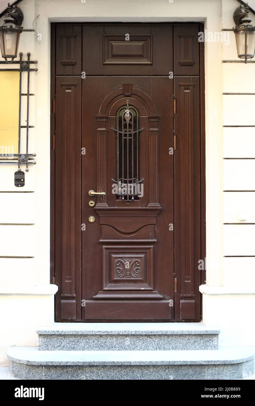 The front door Stock Photo - Alamy