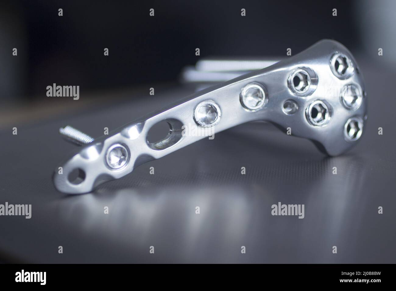 Traumatology and orthopedic injury surgery metal implant Stock Photo ...