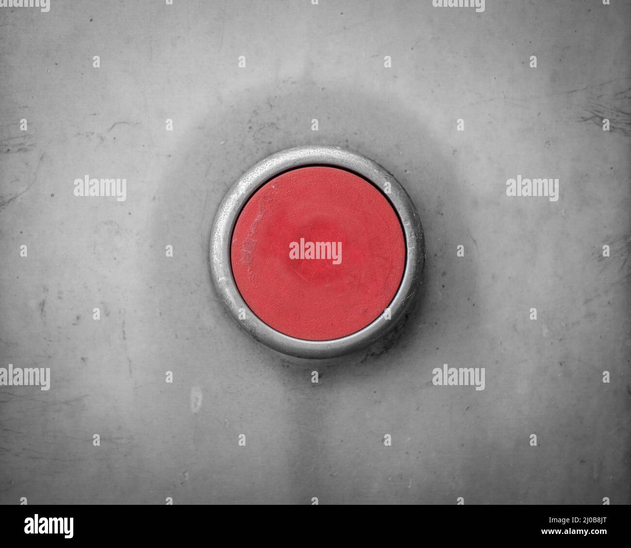 Retro Red Blank Industrial Button Stock Photo - Alamy