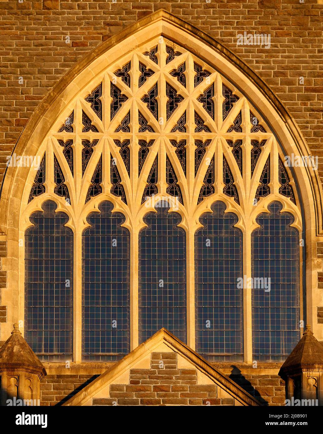 Ornate church window Stock Photo - Alamy