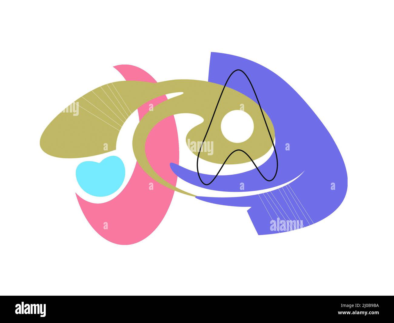 Abstract shapes Cut Out Stock Images & Pictures - Alamy