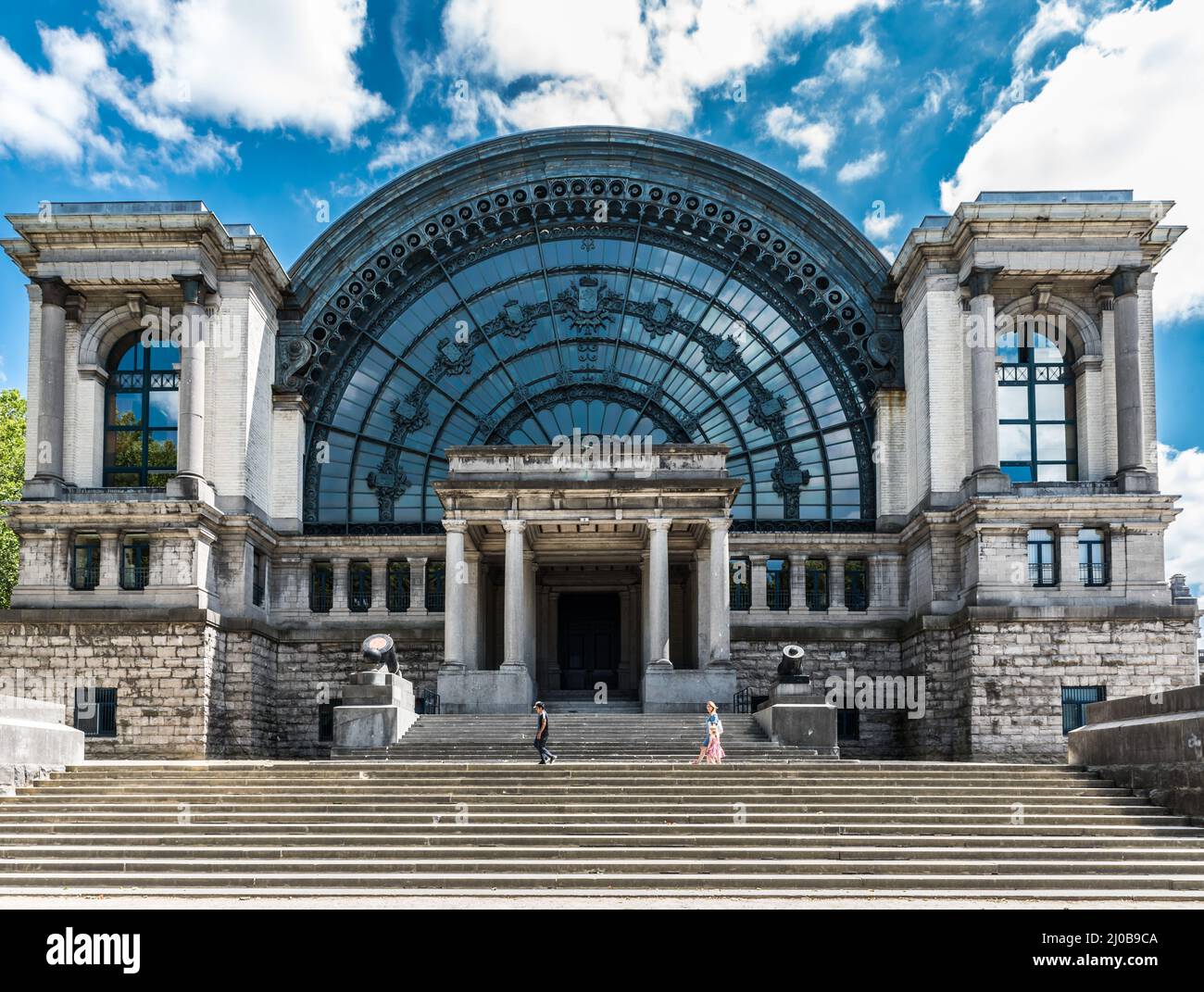 Brussels- Belgium - 07 03 2019 Facade of the Royal Museum of the Armed ...