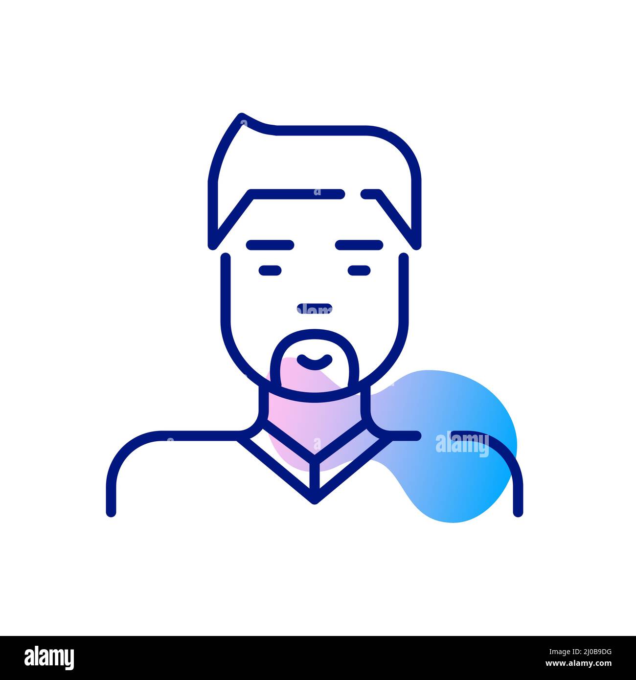 Asian man photo Stock Vector Images - Alamy