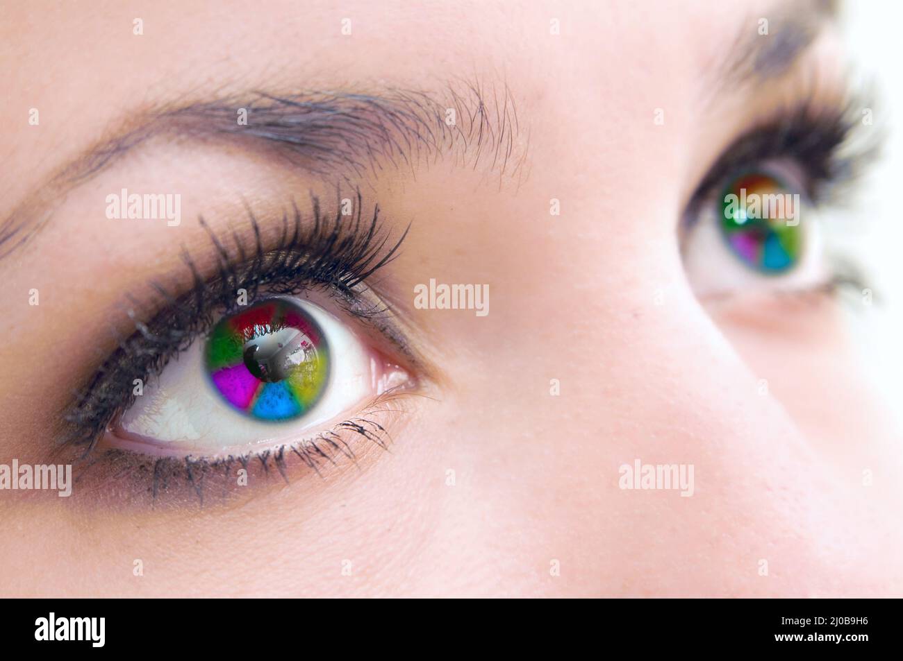 Iridescent eyes hi-res stock photography and images - Alamy