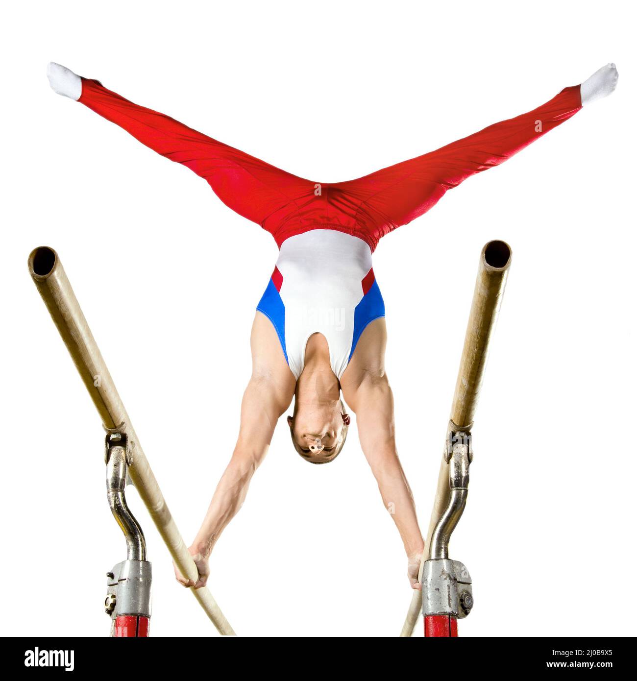 Strong male gymnast hi-res stock photography and images - Alamy
