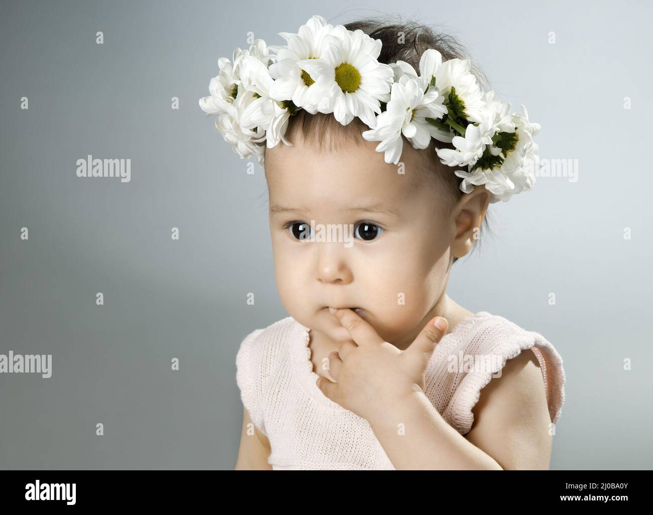 Pensive baby hi-res stock photography and images - Alamy