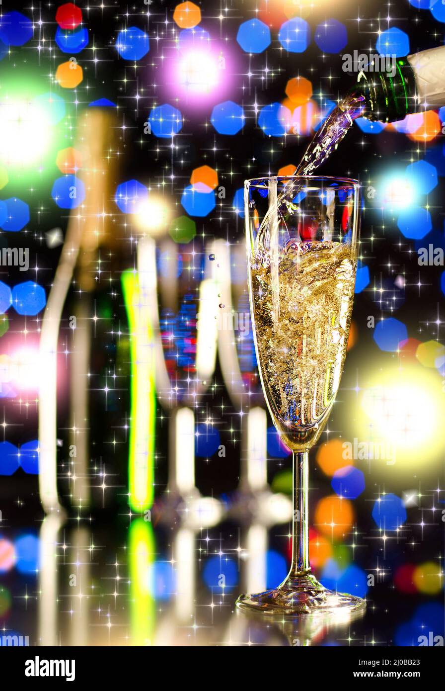 Champagne flow hi-res stock photography and images - Alamy
