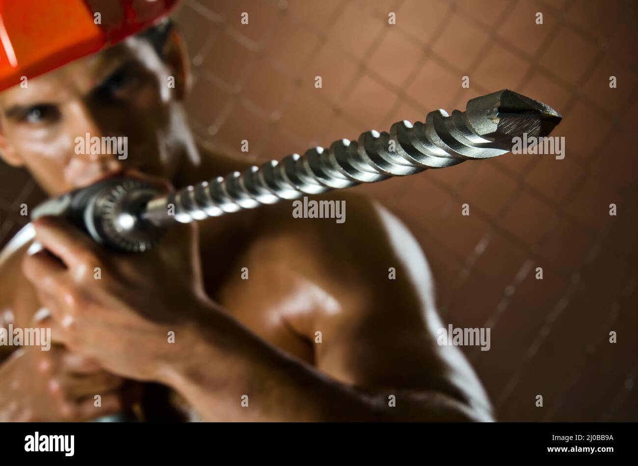 Workman face hi-res stock photography and images - Alamy