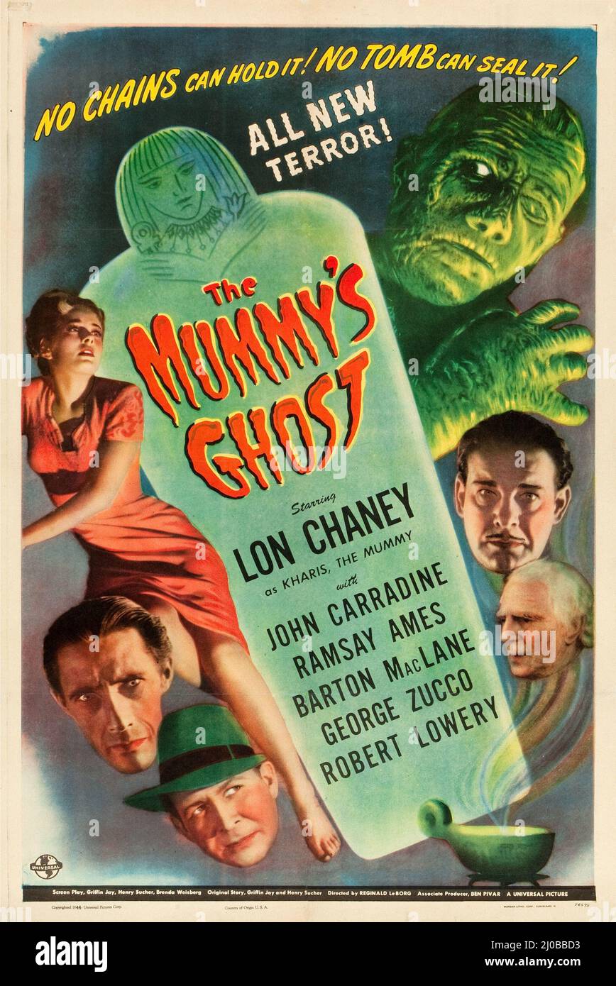 LON CHANEY JR. in THE MUMMY'S GHOST (1944), directed by REGINALD LE ...