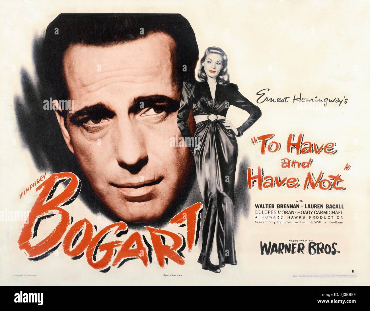 LAUREN BACALL and HUMPHREY BOGART in TO HAVE AND HAVE NOT (1944 ...