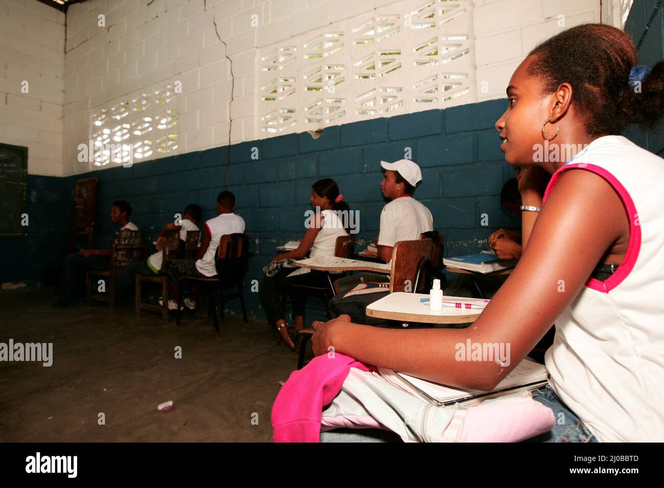 caravelas, bahia, brazil - april 5, 2010: students from a public school ...