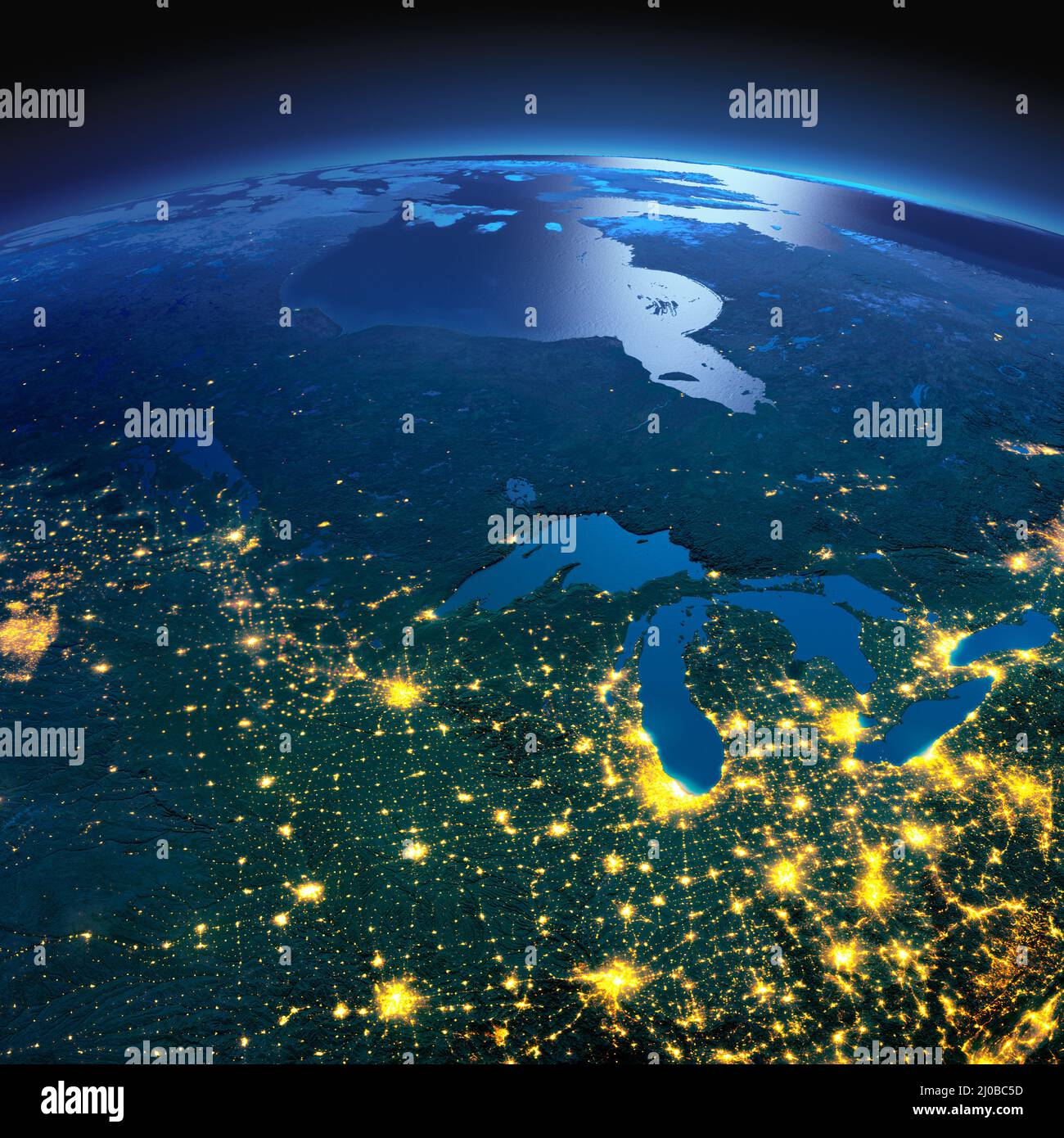 Map of hudson wisconsin hi-res stock photography and images - Alamy