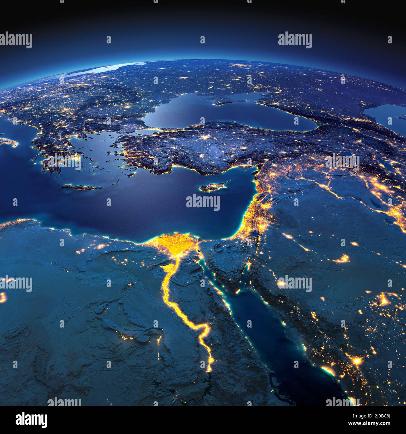 Egypt map 3d hi-res stock photography and images - Alamy