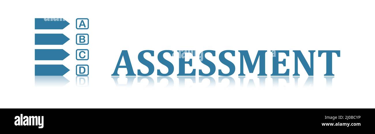 Illustration of an assessment concept Stock Photo - Alamy