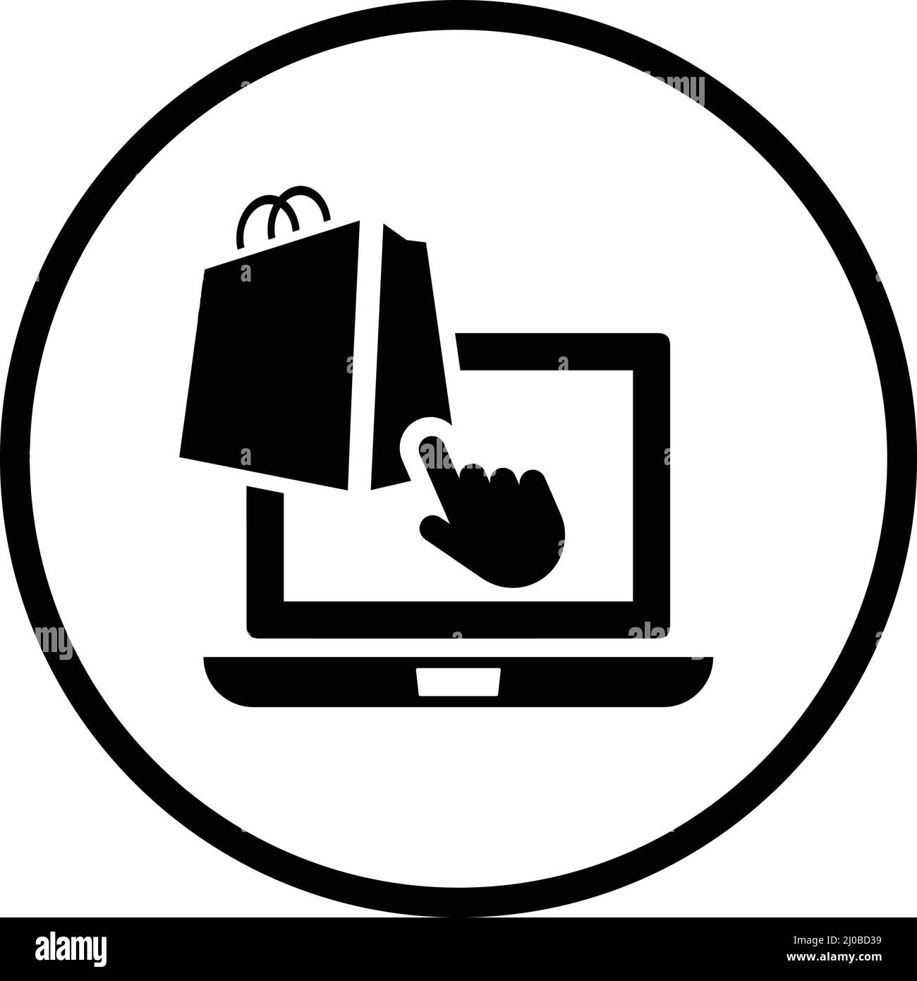Ecommerce, Online shopping icon - Well organized and editable Vector ...