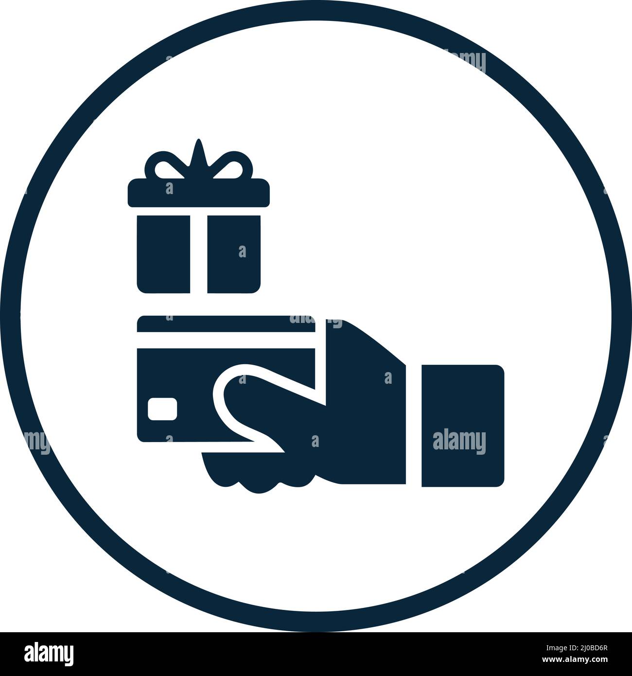 Gift card, Payment offer icon - Well organized and editable Vector ...