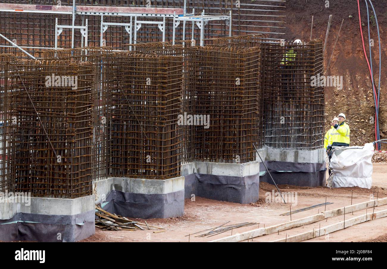 Waste plant construction site Stock Photo - Alamy