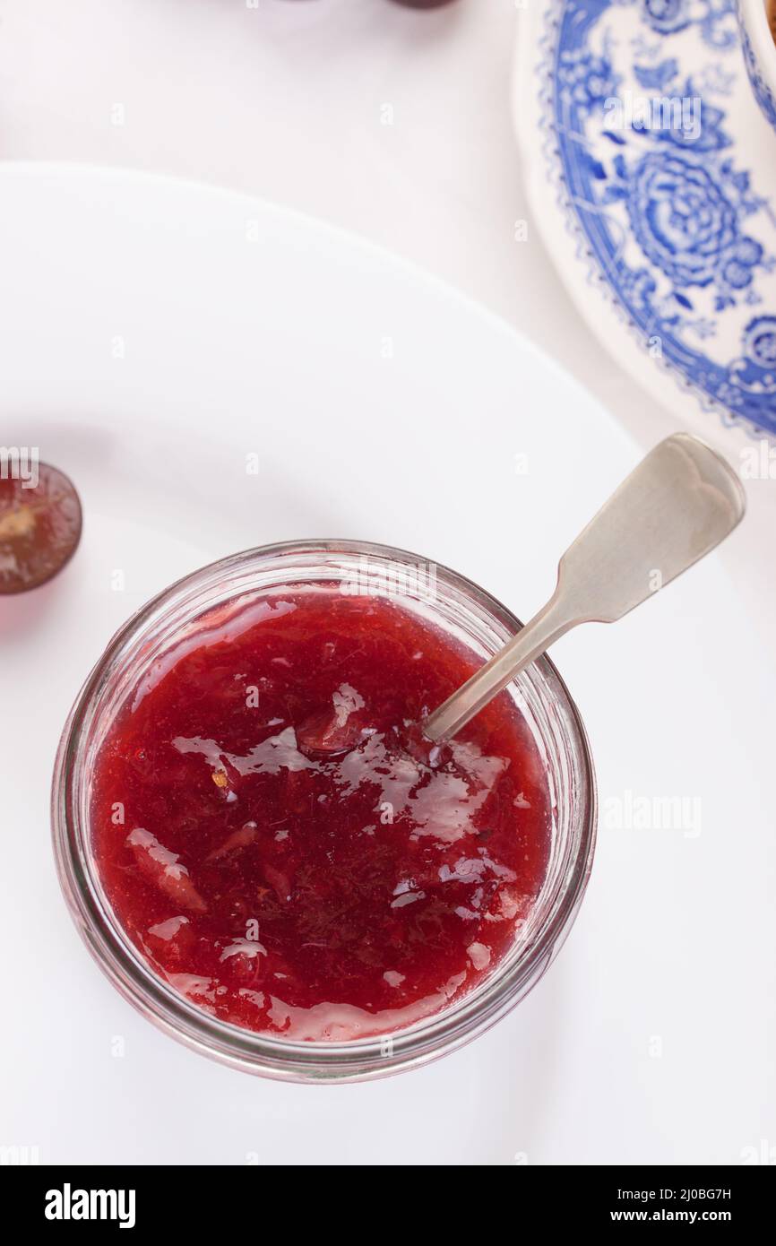 Grape jam jar hi-res stock photography and images - Alamy