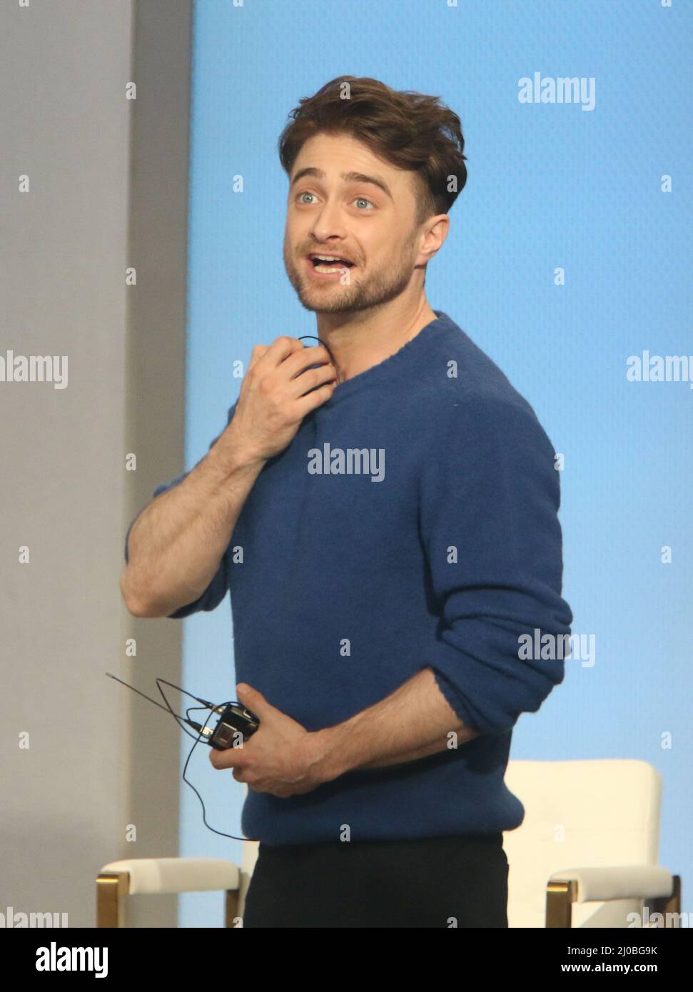 New York, USA. 17th Mar, 2022. Daniel Radcliffe at Good Morning America ...